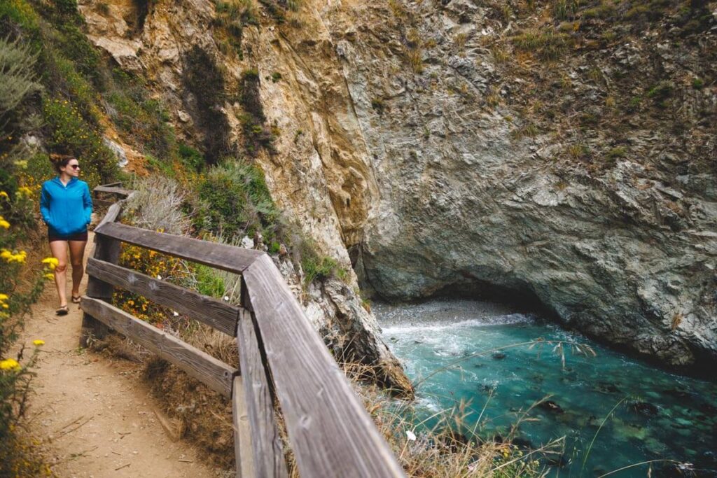 Partington Cove Trail in Big Sur, California