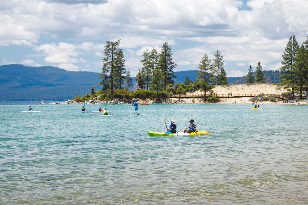 Sand Harbor Beach at Lake Tahoe
